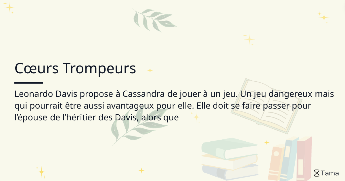 Lire Cœurs Trompeurs | Télécharger gratuitement Tama