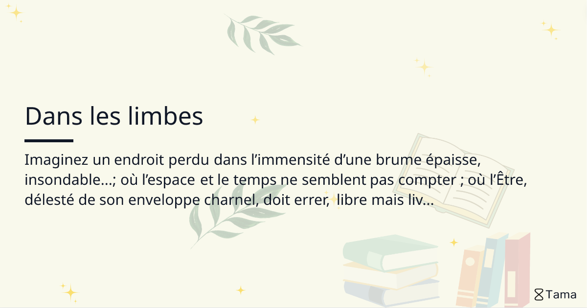 Lire Dans les limbes | Télécharger gratuitement Tama